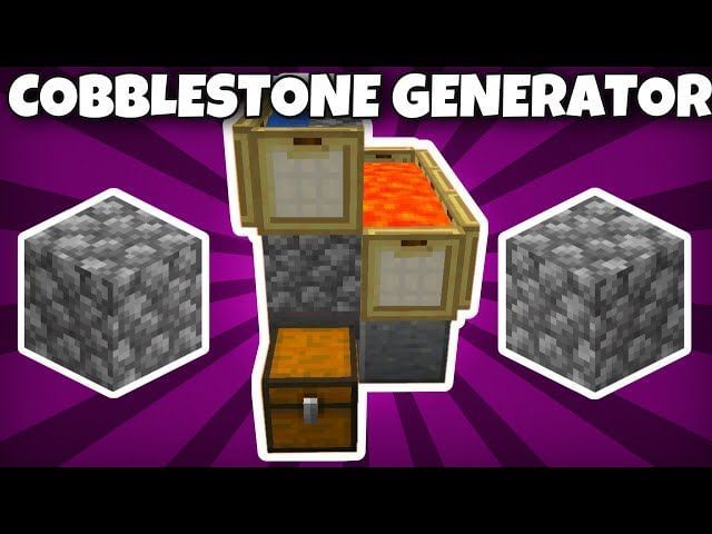 Top 5 designs of cobblestone generators in Minecraft