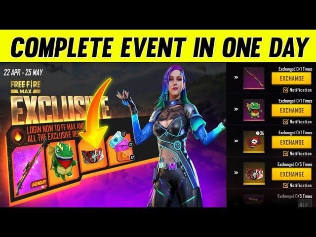 Free Fire MAX rewards for today: Legendary gun skin, free vouchers ...