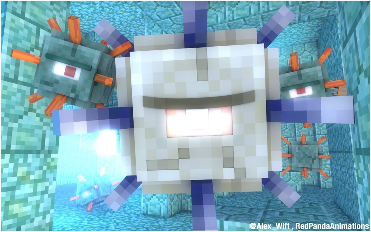 The Pillager Patrol vs The Elder Guardian in Minecraft: Which boss mob ...