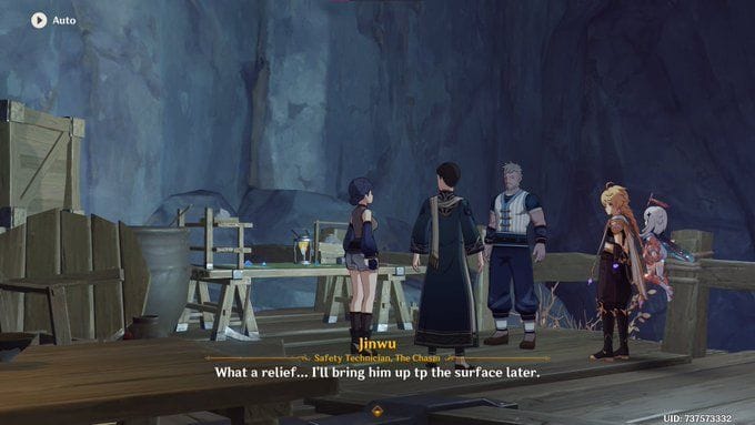 The Missing Miner Genshin Impact quest guide: Chasm Exploration