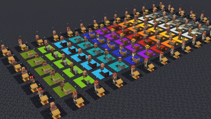 10 best villager trading hall designs in Minecraft