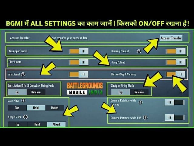 Best BGMI sensitivity settings to improve aim and sprays (April 2022)