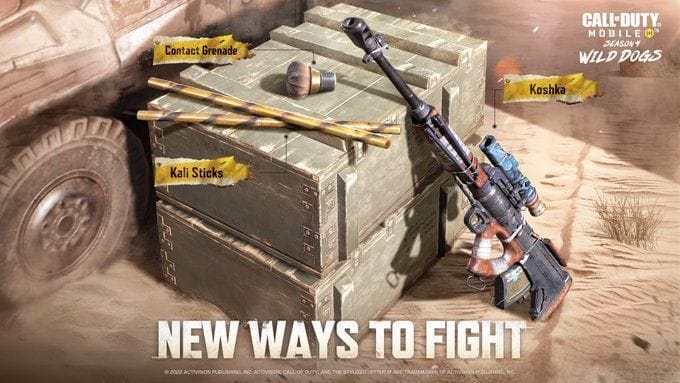 COD Mobile Season 4: Kali Sticks first look and stats revealed