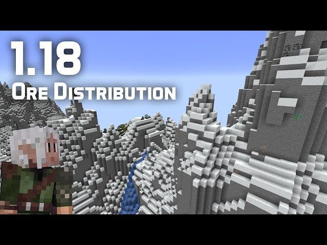 What is the Ore distribution in Minecraft Bedrock Edition?