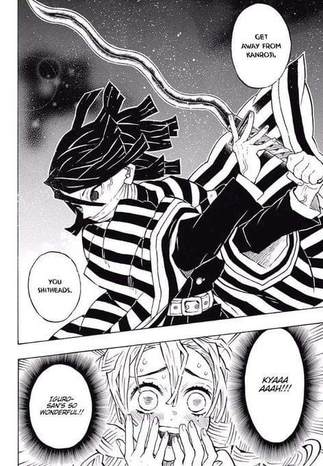 Why does Obanai have a snake around his neck in Demon Slayer?