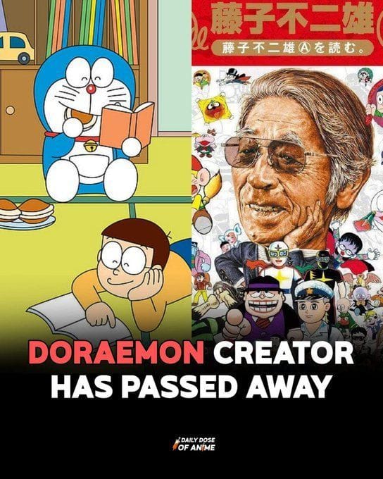 Fujiko Fujio, co-creator of long-running Doraemon manga, passes away at 88