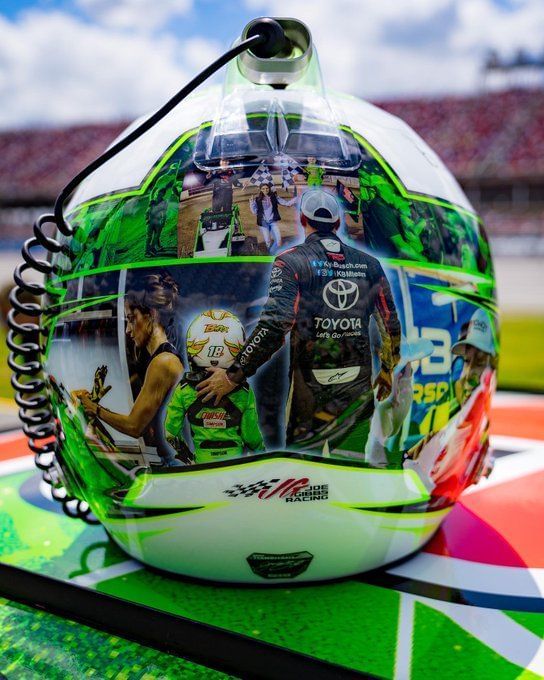 Kyle Busch to give away his Talladega helmet in a raffle for a noble cause