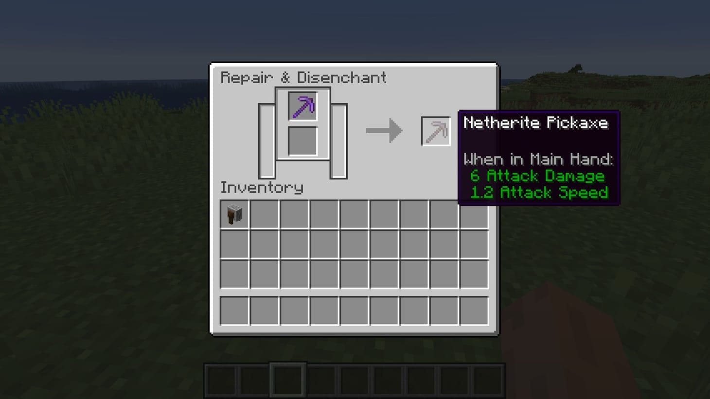 Disenchant Minecraft Tool/Weapons/Armor/Items