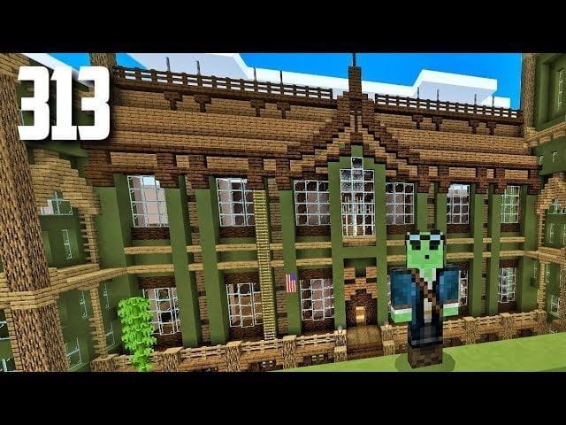 How to make a mansion in Minecraft