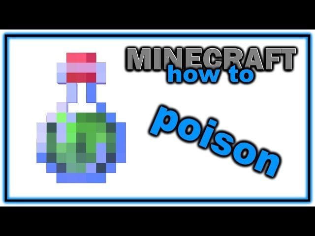 How to use a potion of Poison in Minecraft?