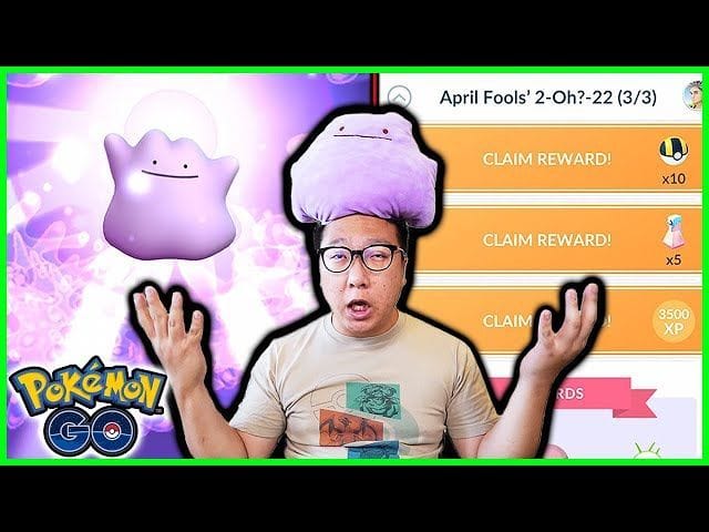 Pokemon GO: April Fools' 2-Oh-22 Research Tasks and Rewards