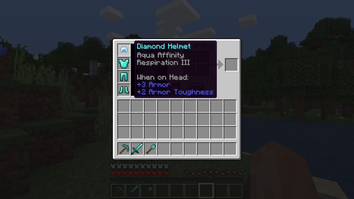 Is aqua affinity compatible with respiration in Minecraft?