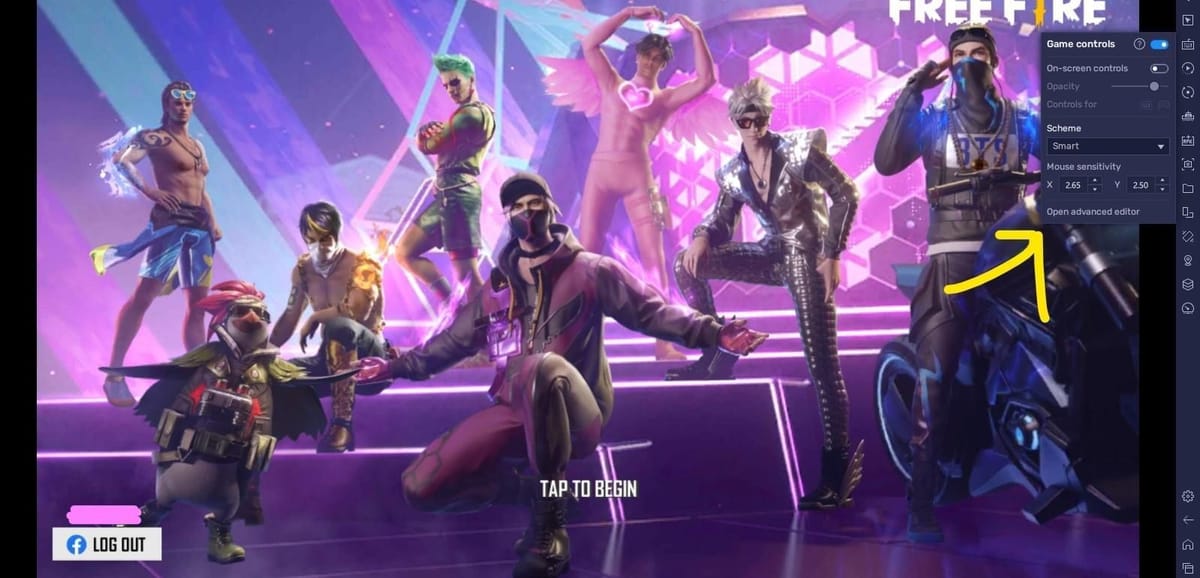 Best keymapping for Free Fire on PC