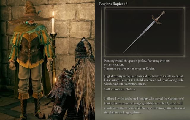 How to obtain Rogier’s Rapier, one of the best early game Dex weapons ...