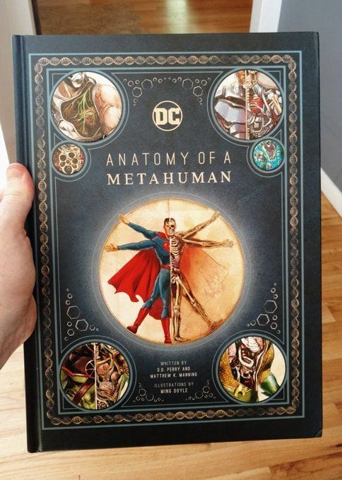 About that time when Batman wrote a book about superpowered character's ...