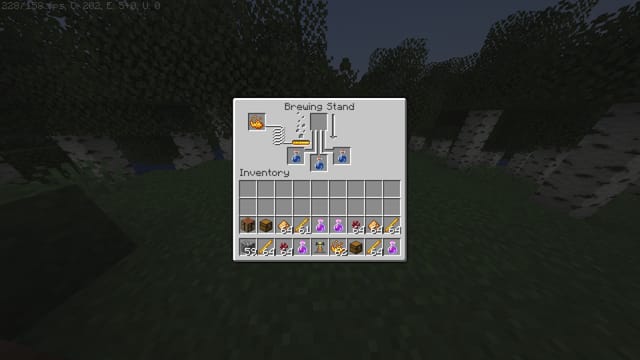 How to make a strength II potion in Minecraft