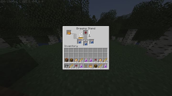 How to make a strength II potion in Minecraft