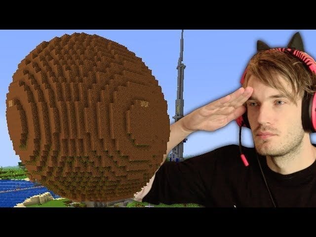 5 of the most iconic structures built by PewDiePie in Minecraft