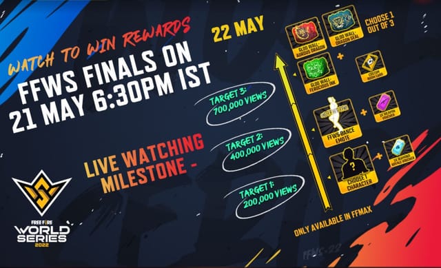FFWS Milestone rewards in Free Fire MAX: Claim rare emote, gloo walls ...