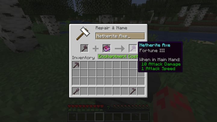 Which items does the Fortune enchantment work on in Minecraft?