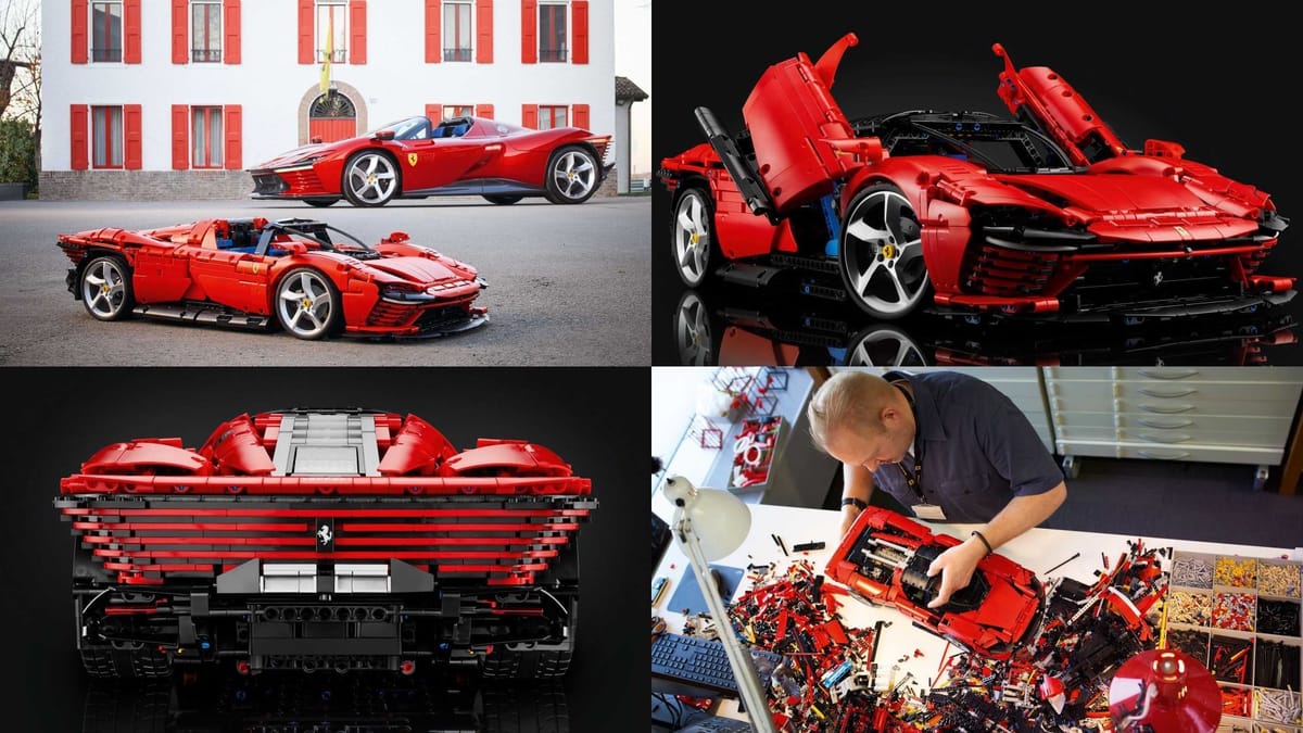 Lego Technic recreates Ferrari Daytona SP3: Where to buy, price ...