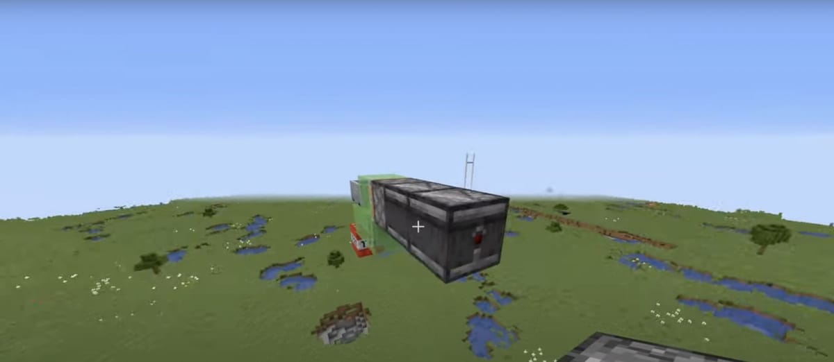 How to make a bomber plane in Minecraft