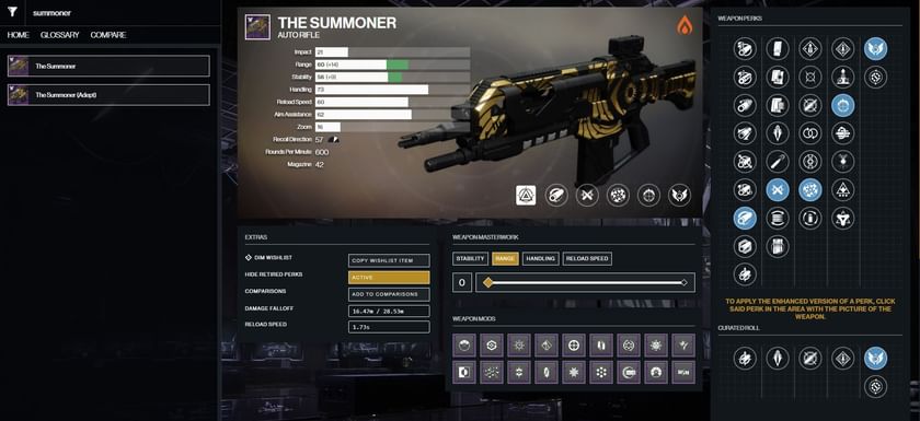 The Summoner god roll guide for Destiny 2 PvP and PvE (2022)