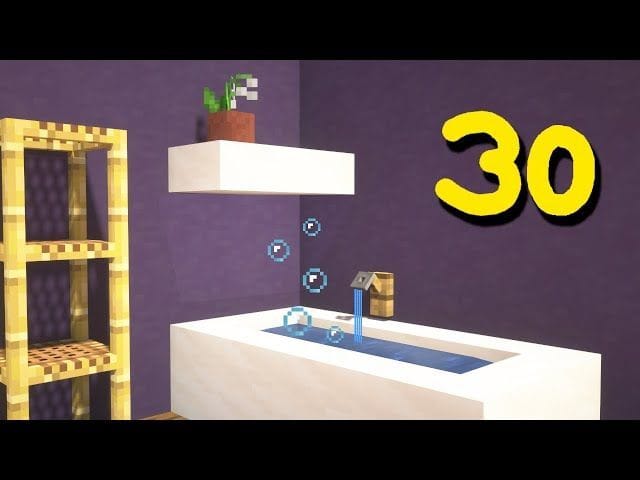 Minecraft 5 of the best bathroom ideas