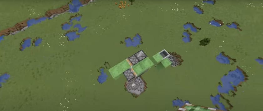 How to make a bomber plane in Minecraft