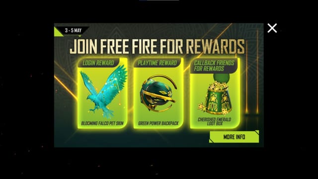 Free Fire MAX Ramadan event: How to get free Green Power Backpack and ...