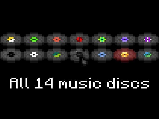 How to collect music discs in Minecraft