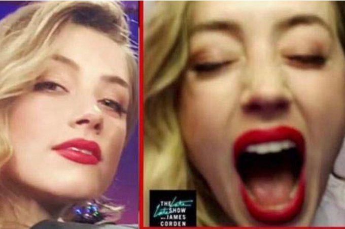 Amber Heard James Corden appearance under scrutiny after actress claims ...