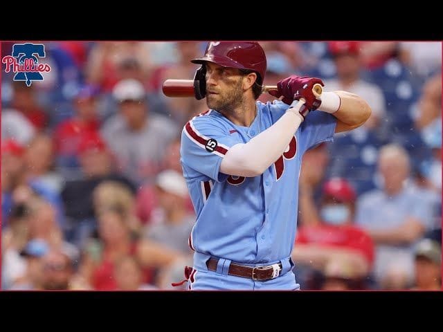 Watch: Bryce Harper swaps hat with a fan in a wholesome moment, clip ...