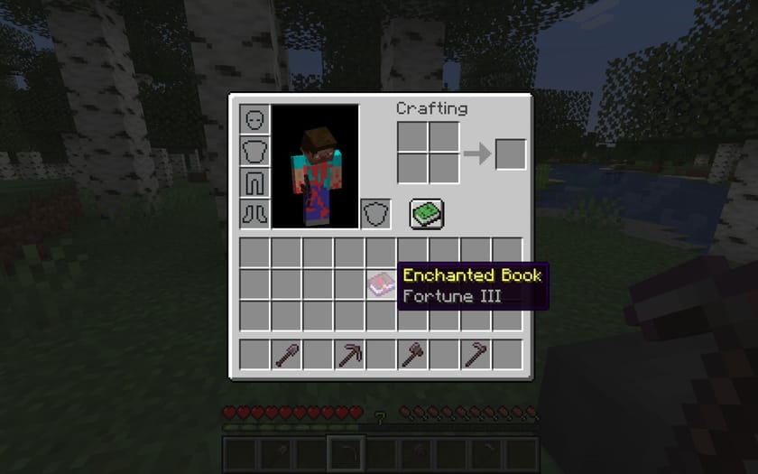 Which items does the Fortune enchantment work on in Minecraft?