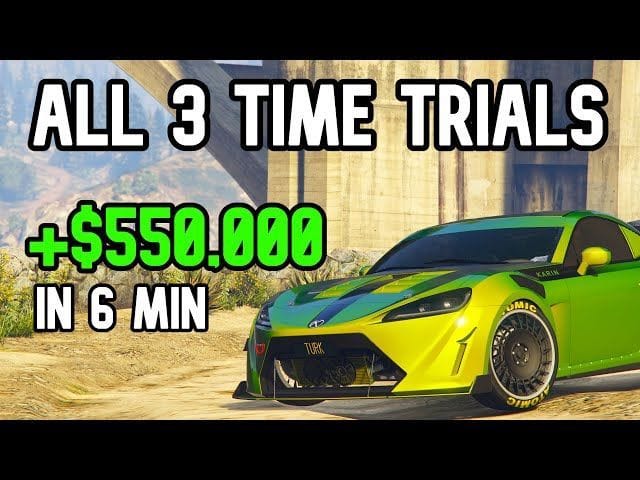 How to start a Time Trial in GTA Online