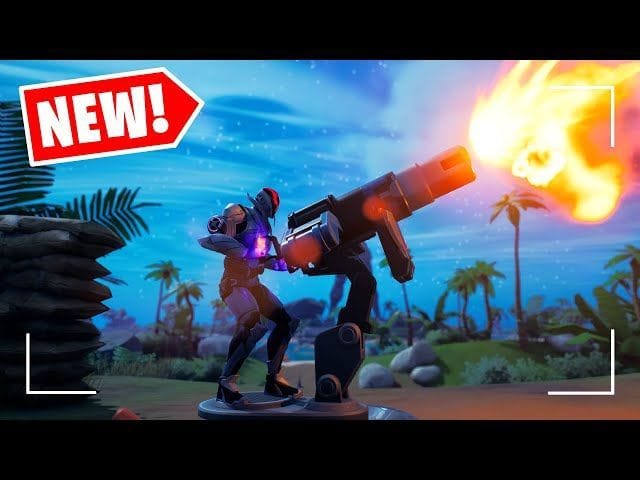 How to repair any turret using the Repair Torch in Fortnite Chapter 3