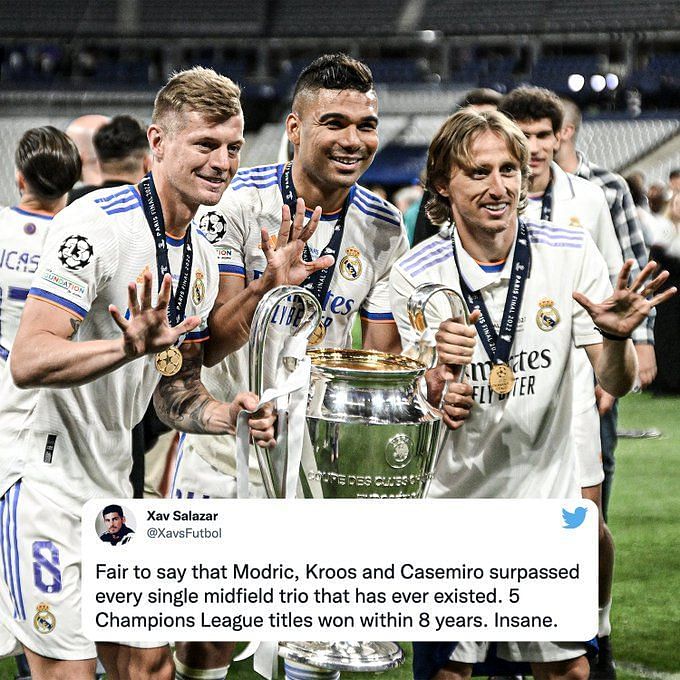 5 greatest midfield trios of the 21st century