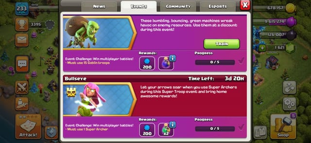 Bullseye Challenge in Clash of Clans: Information, rewards, and more