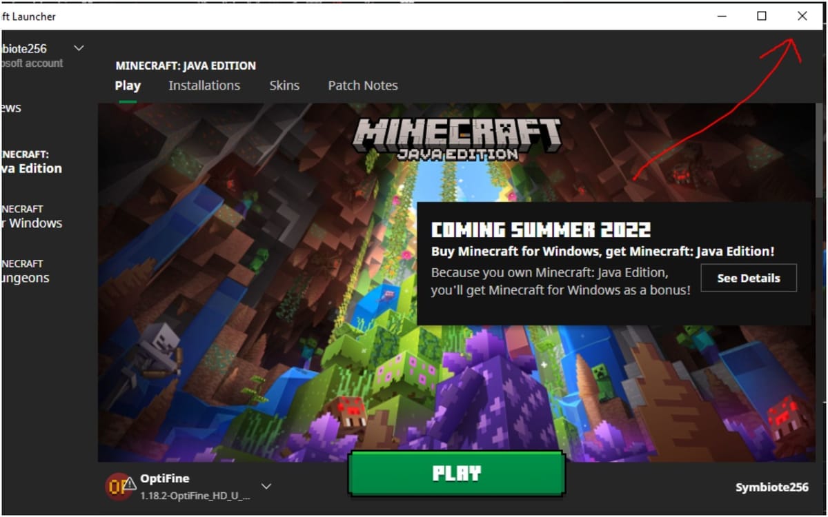 How to restart the Minecraft Launcher