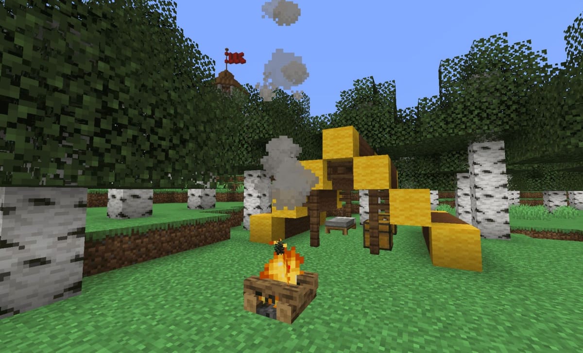 How to make a tent in Minecraft