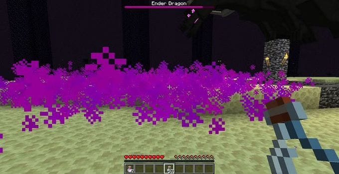 What does the dragon breath do in Minecraft