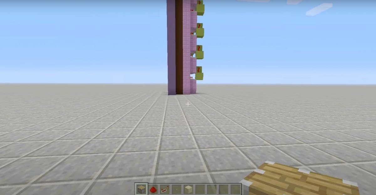 How to make a multi-floor elevator in Minecraft