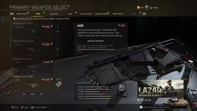 How to obtain the UGR in Warzone and Call of Duty: Black Ops Cold War