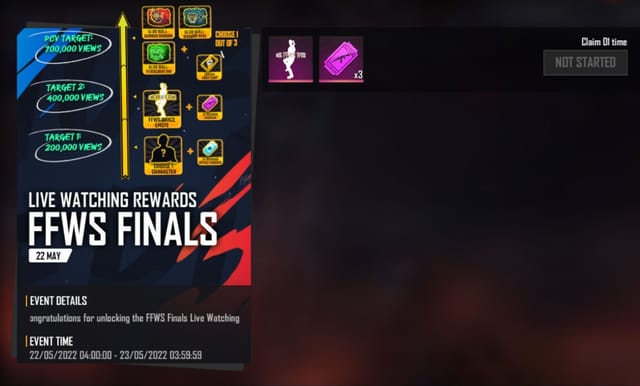 FFWS Milestone rewards in Free Fire MAX: Claim rare emote, gloo walls ...