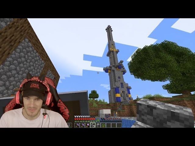 5 of the most iconic structures built by PewDiePie in Minecraft