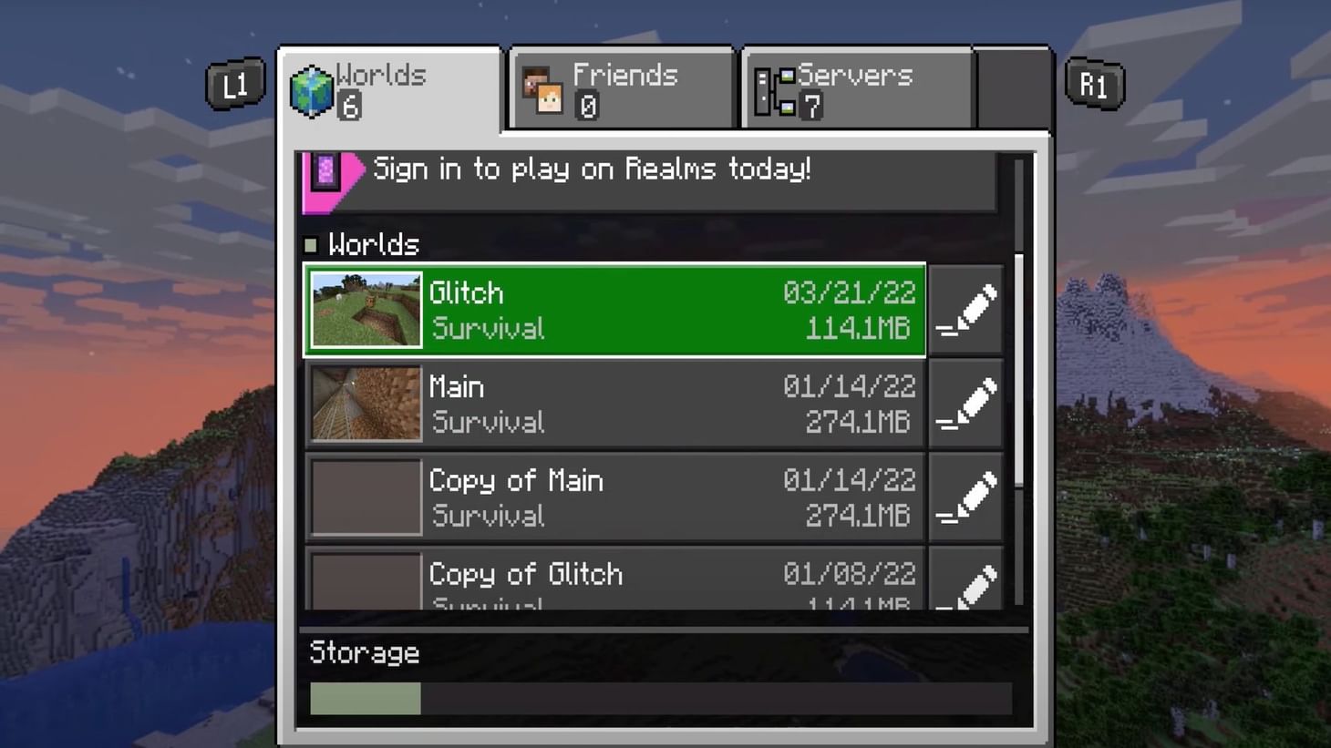 How to do the duplication glitch in Minecraft Bedrock Edition