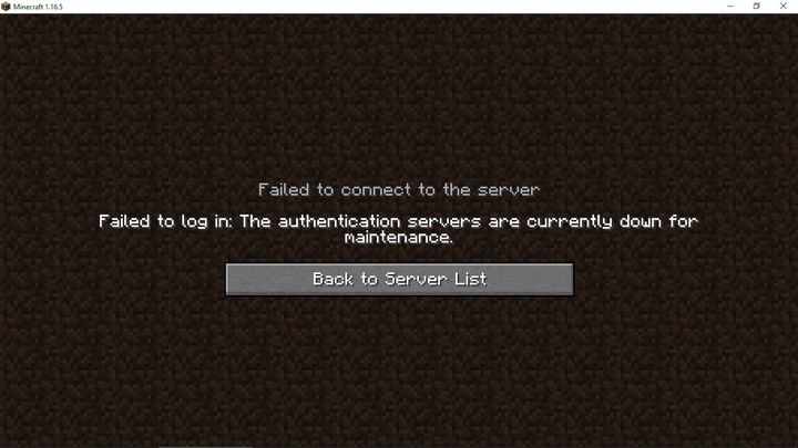 How to fix 'authentication server error' in Minecraft (May 2022)