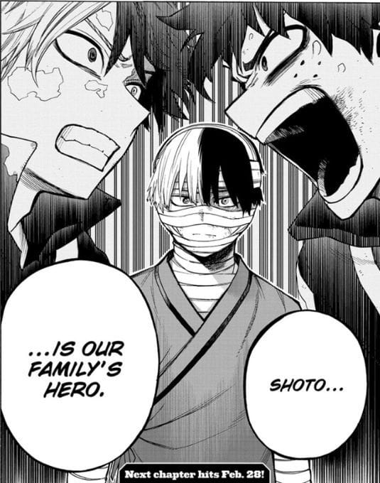 My Hero Academia chapter 352 raw scans: Shoto freezes everything in an ...