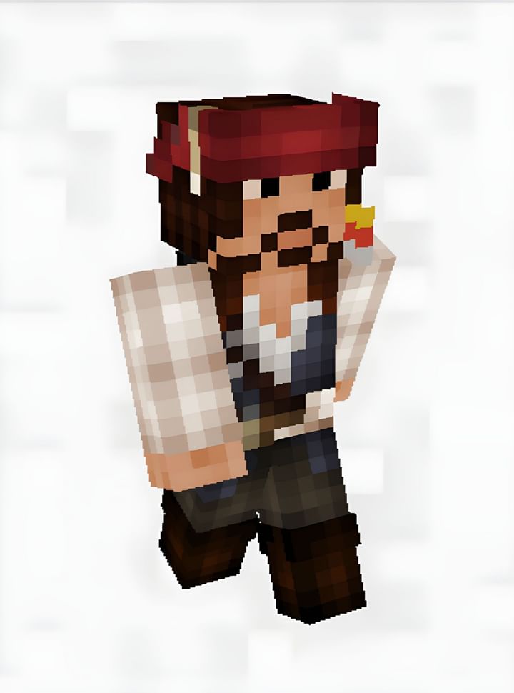 5 best Minecraft Pirate Skins