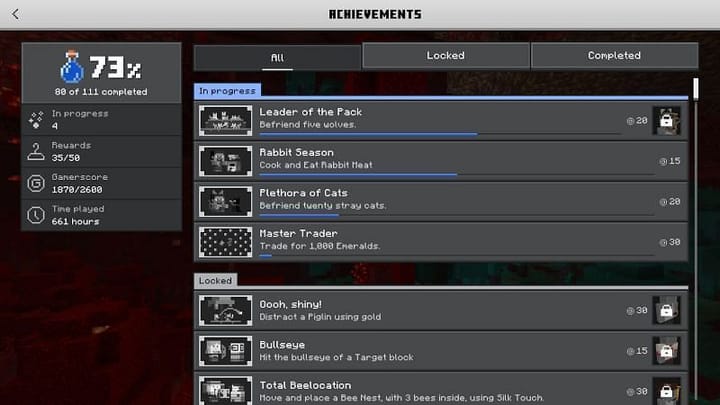 Achievements in Minecraft- List of all Achievements & How to earn